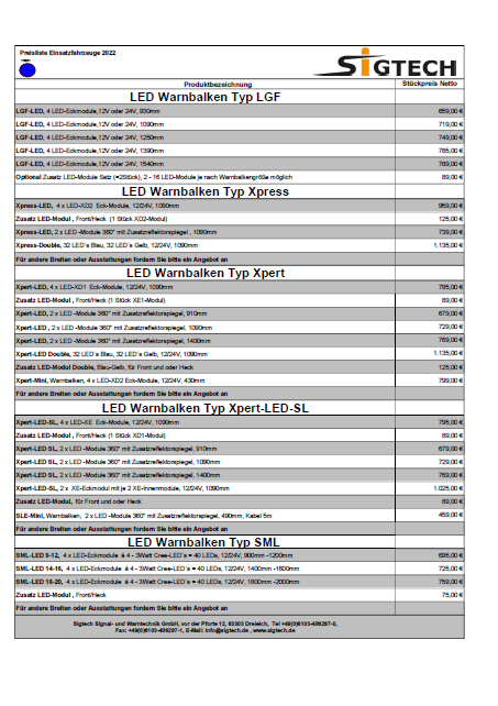 Prospekte – SigTech